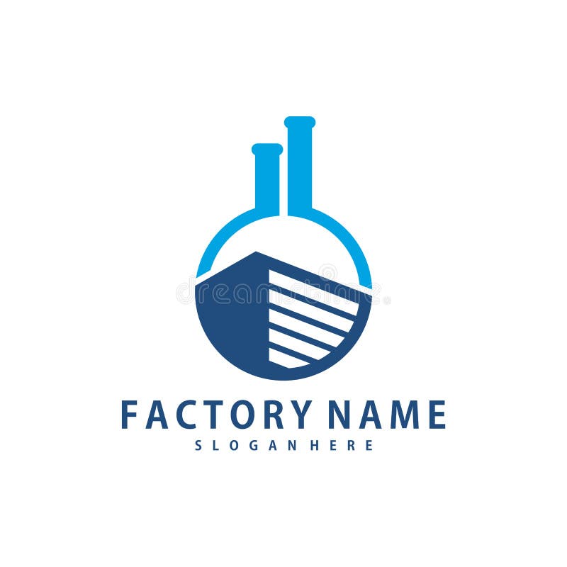 Lab Factory Logo Design Vector, Creative Factory Logo Design Template ...