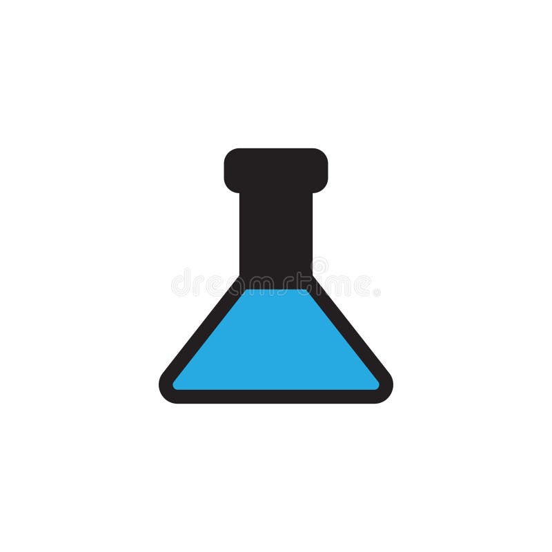 Lab Flask Icon Design Template Vector Isolated Stock Vector ...