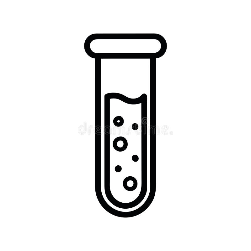 Lab Flask Icon Illustration Stock Vector - Illustration of chemistry ...