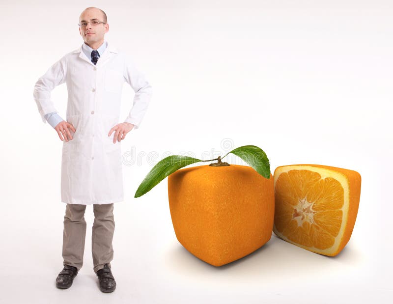 Lab fruit stock photo. Image of shape, genetic, orange - 50981566