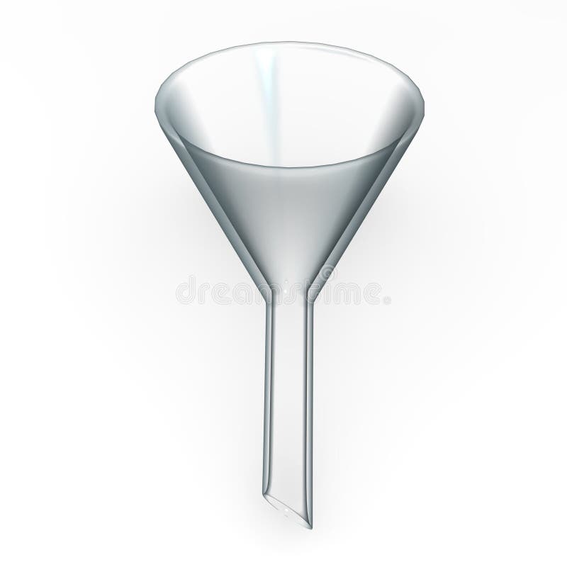 Lab funnel stock illustration. Illustration of doctor - 11801835