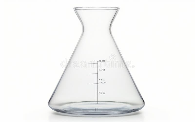 Lab Funnel Equipment on White Background Stock Illustration ...