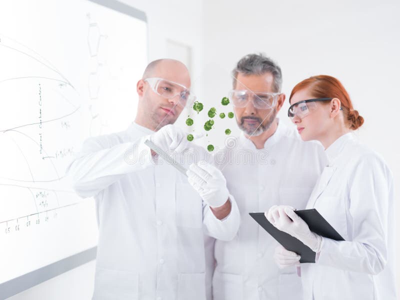 Lab green samples analysis stock image. Image of beautiful - 31258329
