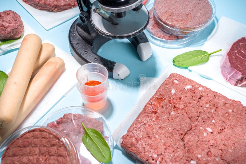 Lab Grown Meat Alternatives Stock Image - Image of modified, artificial ...