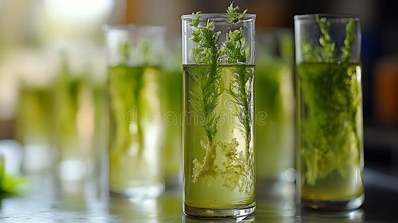 Lab Grown Meat Production Process in Factory Setting Stock Illustration ...