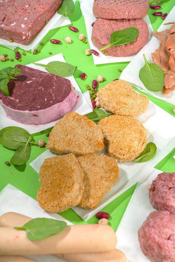 Lab-grown or Plant Based Meat Steak Stock Illustration - Illustration ...