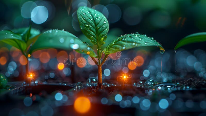 Lab-Grown Plants: Genetic a Modification for Resilience and Yield Stock ...