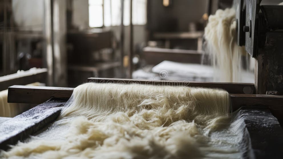 Lab Grown Silk Production Process for Sustainable Textiles Stock ...