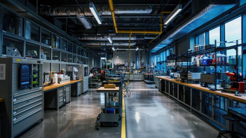 Lab Has Modern Facilities, Spacious Work Environment, and Ample Natural ...