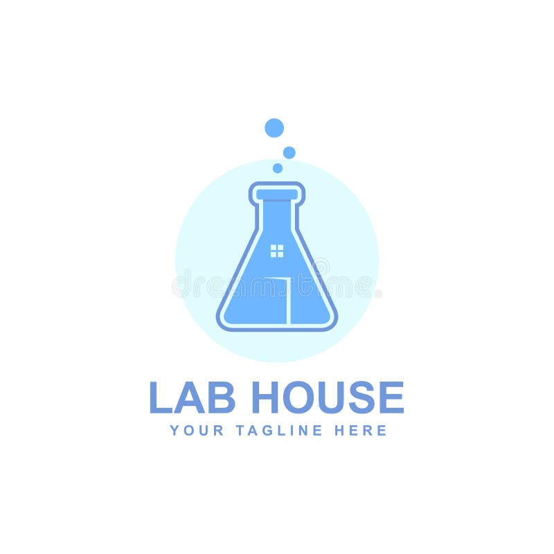 Lab house logo design stock vector. Illustration of isolated - 137163187