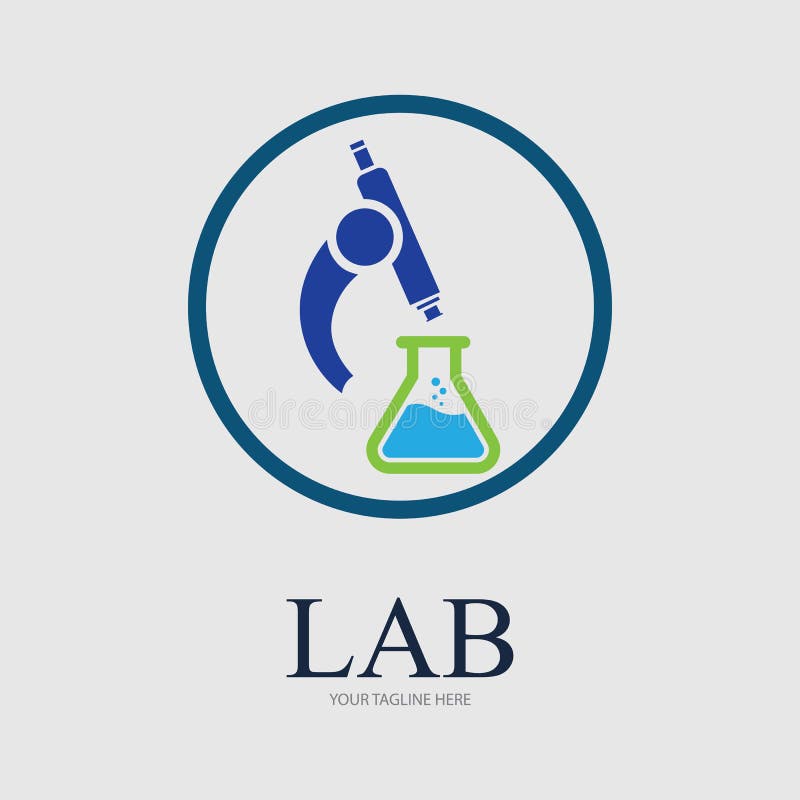 Lab Icon Template Vector Illustration Stock Vector - Illustration of ...