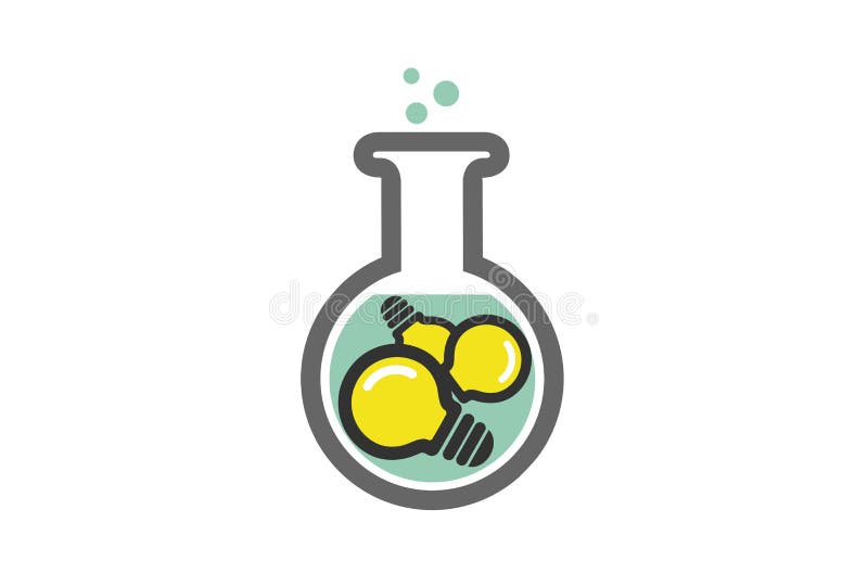 Lab Ideas Logo Symbol Design Illustration Stock Vector - Illustration ...