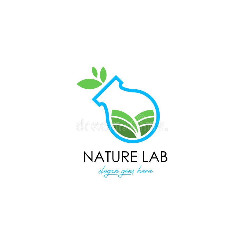 Lab Logo Vector. Lab Logo Template Stock Illustration - Illustration of ...