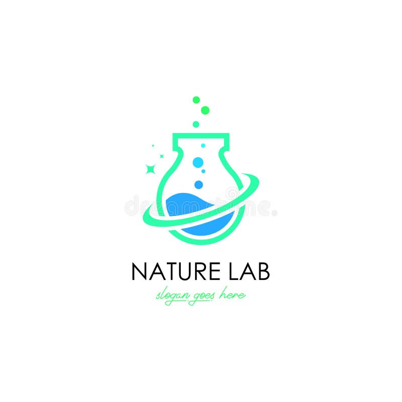 Lab Logo Vector. Lab Logo Template Stock Illustration - Illustration of ...