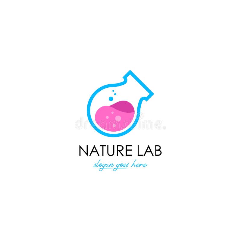Lab Logo Vector. Lab Logo Template Stock Illustration - Illustration of ...