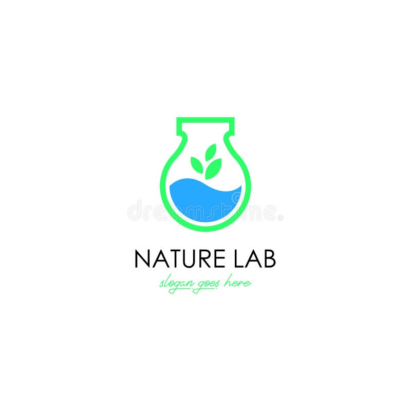 Lab Logo Vector. Lab Logo Template Stock Illustration - Illustration of ...