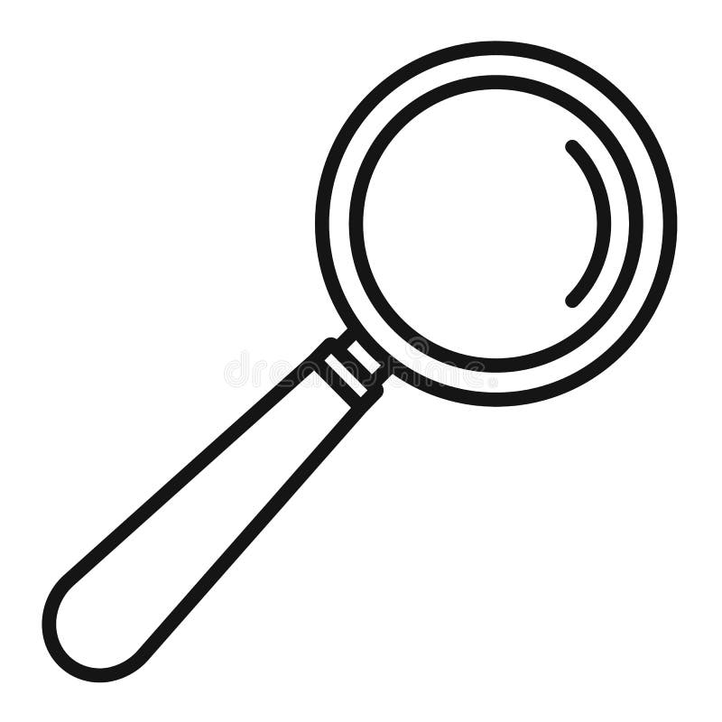 Scientific Magnifying School Glass Icon, Isometric Style Stock ... Scientific Magnifying School Glass Icon, Isometric Style Stock ...