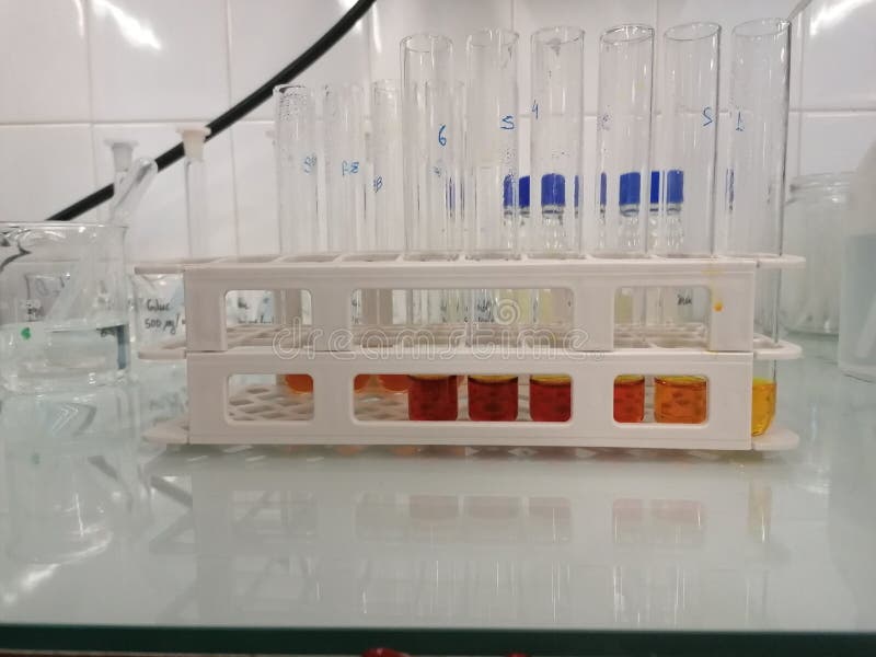 Lab material with samples stock photo. Image of design - 249629306