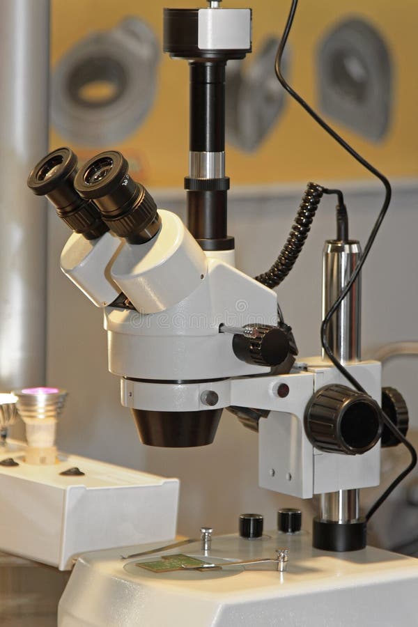 Lab Microscope stock photo. Image of stereo, instrument - 143759172