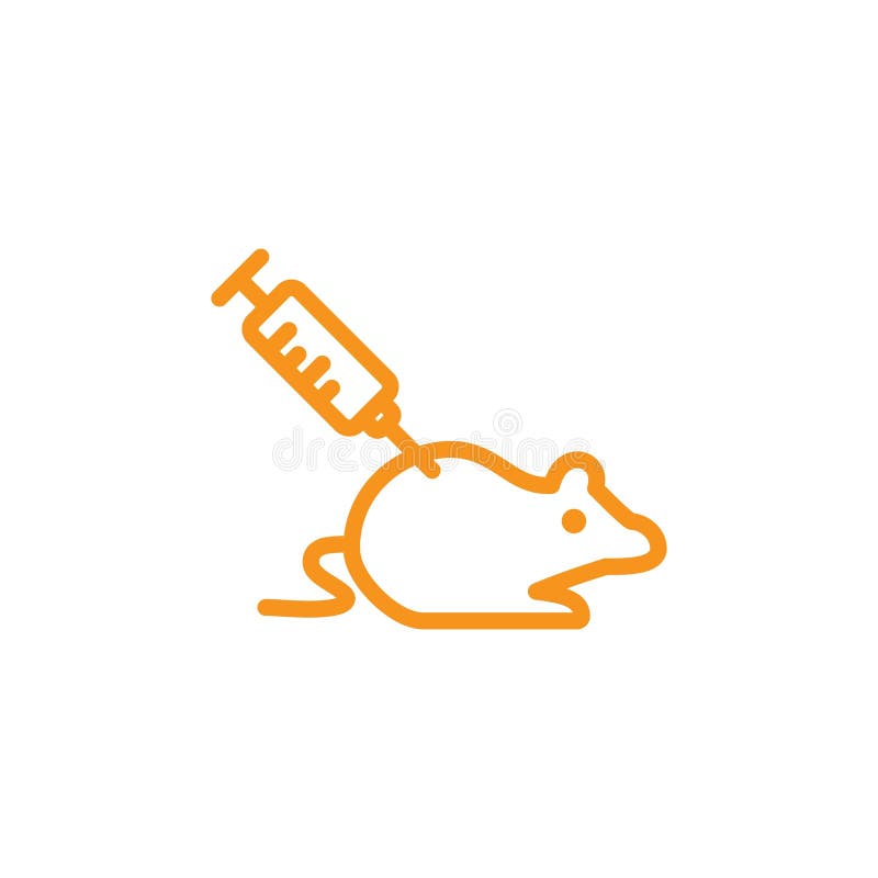Lab Rat Experiment Icon Outline Vector for Web Ui Stock Vector ...