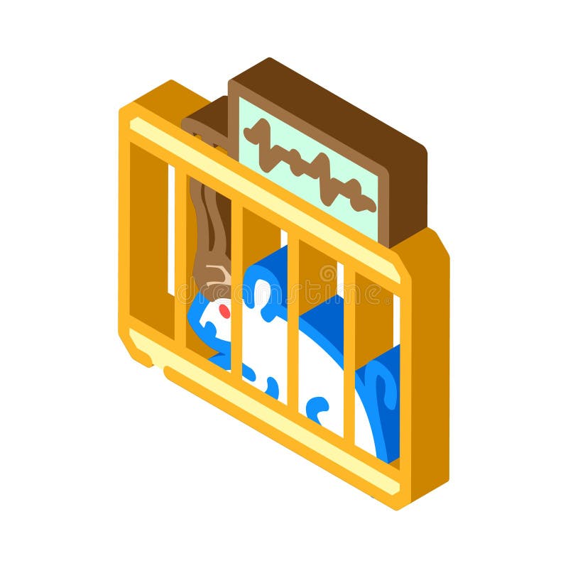 Lab Rat Genetic Engineering Isometric Icon Vector Illustration Stock ...