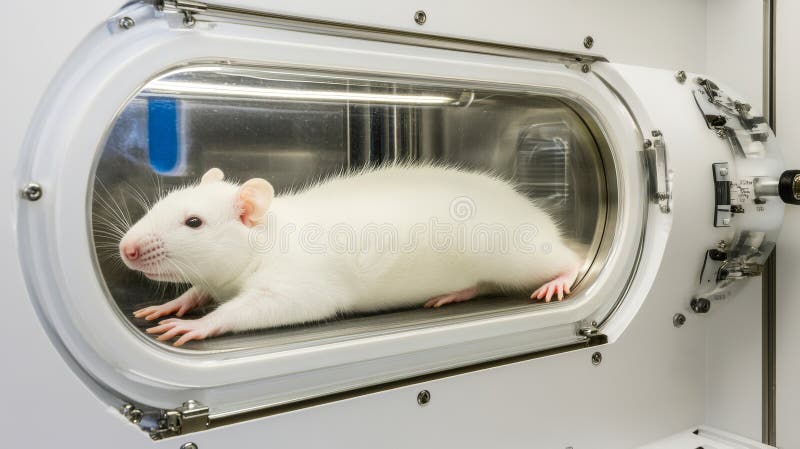 Lab Rat in Research Testing Environment Stock Image - Image of ...