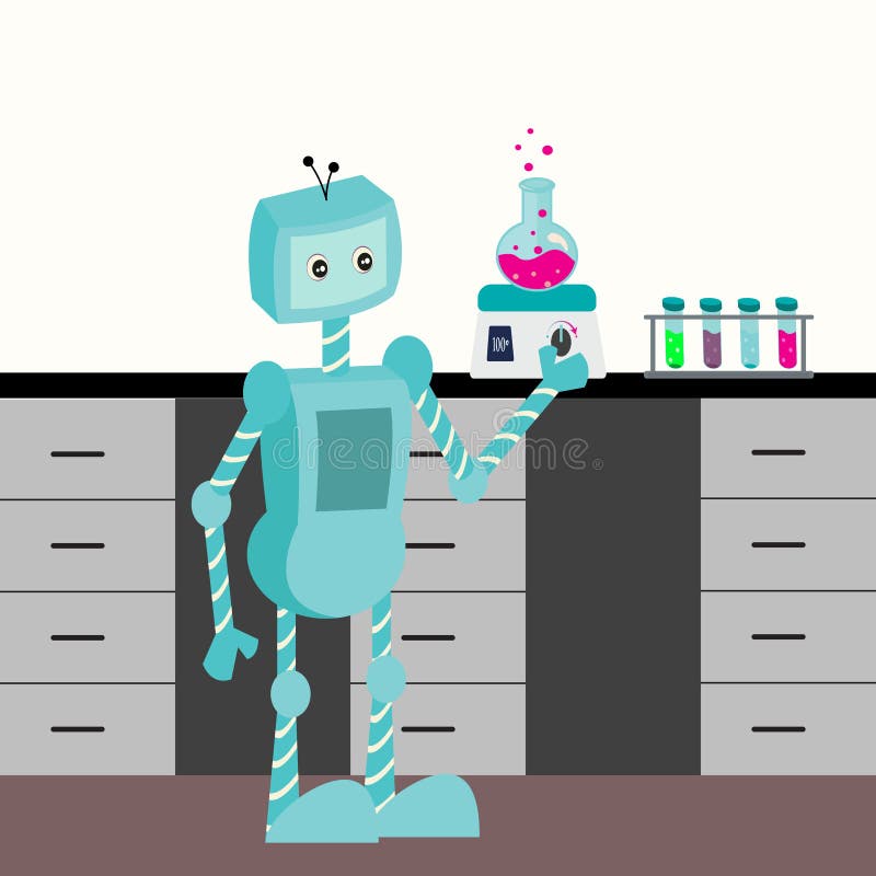 Robots Laboratory Stock Illustrations – 485 Robots Laboratory Stock ...