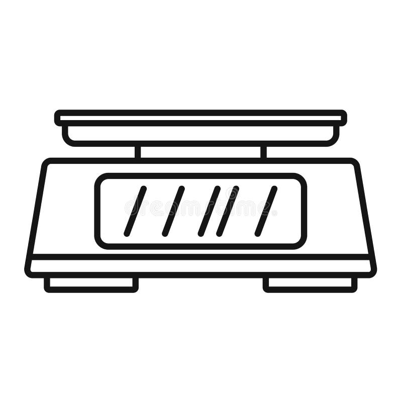 Lab Scales Icon, Outline Style Stock Vector - Illustration of empty ...