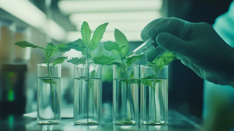 In a Lab, Scientists are Working on Developing Biodegradable Substances ...