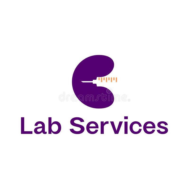 Lab Services Flat Modern Logo Stock Vector - Illustration of discovery ...