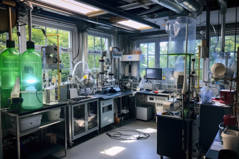 Lab Setup Showcasing Innovative Green Hydrogen Production Methods Stock ...