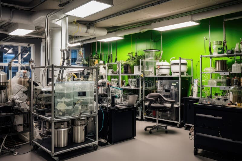 Lab Setup Showcasing Innovative Green Hydrogen Production Methods Stock ...