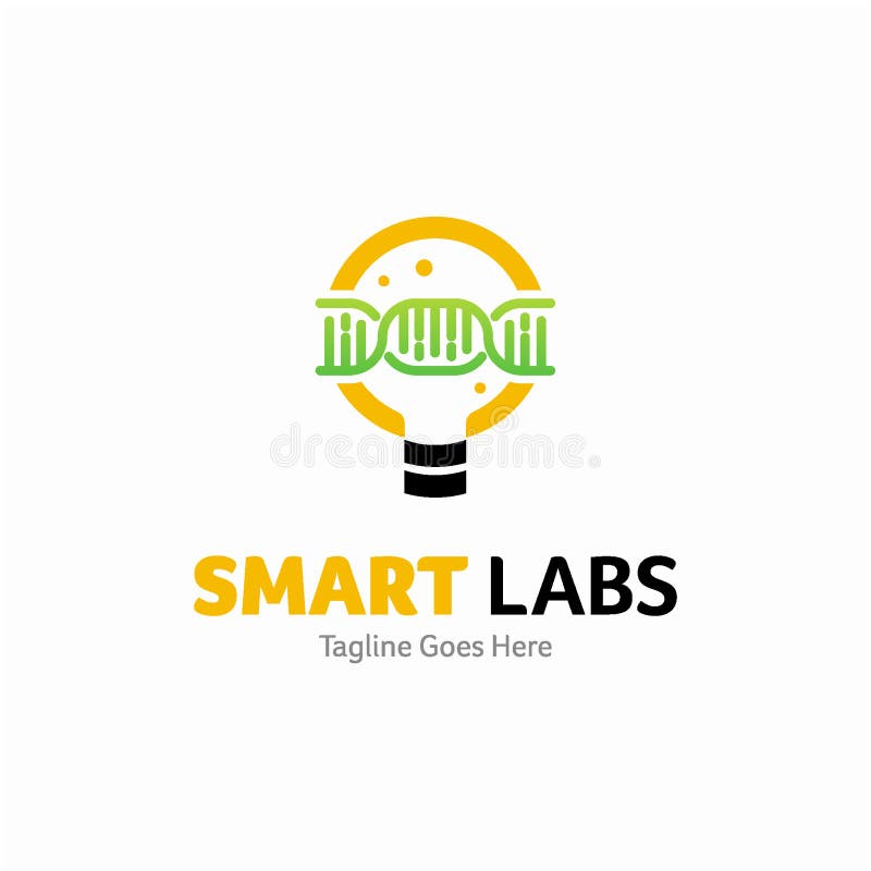 Lab Smart Logo Design Concept, Science for School Stock Vector ...