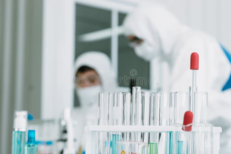 Lab Technician in Personal Protective Equipment PPE Suit Vaccines ...