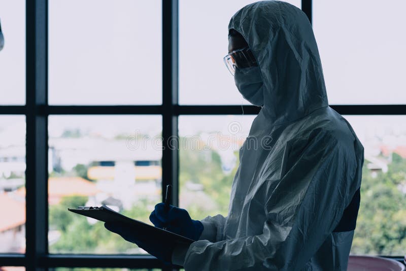 Lab Technicians in Personal Protective Equipment PPE Suit Vaccines ...