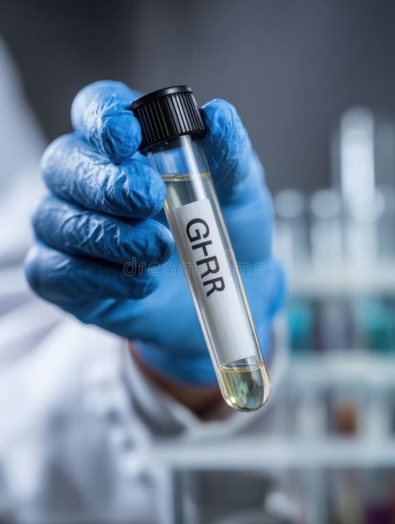 Lab Technician Presents Test Results Labeled GFR in a Minimal Layout ...