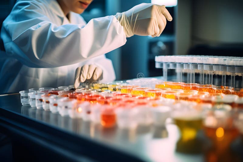 Lab Technician is Reading Data from Experimenting Stock Photo - Image ...