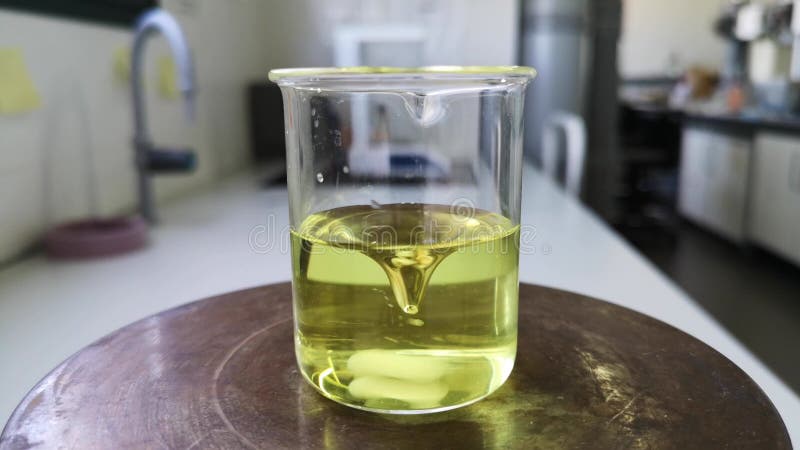 Magnetic Stirrer or Magnetic Mixer Stirring Chemical Liquid Stock ...