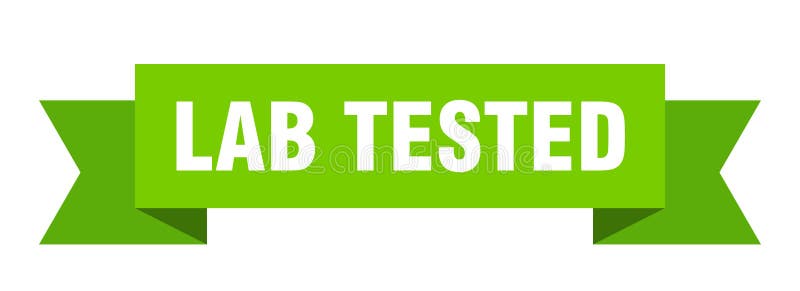 Lab Tested Ribbon. Lab Tested Isolated Band Sign Stock Vector ...