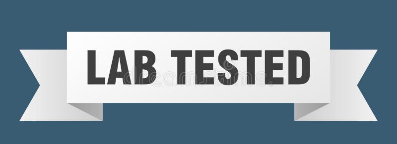 Lab Tested Ribbon. Lab Tested Isolated Band Sign Stock Vector ...
