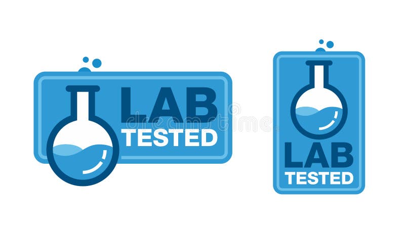 Lab Tested Sign - Stamp with Laboratory Flask Stock Vector ...