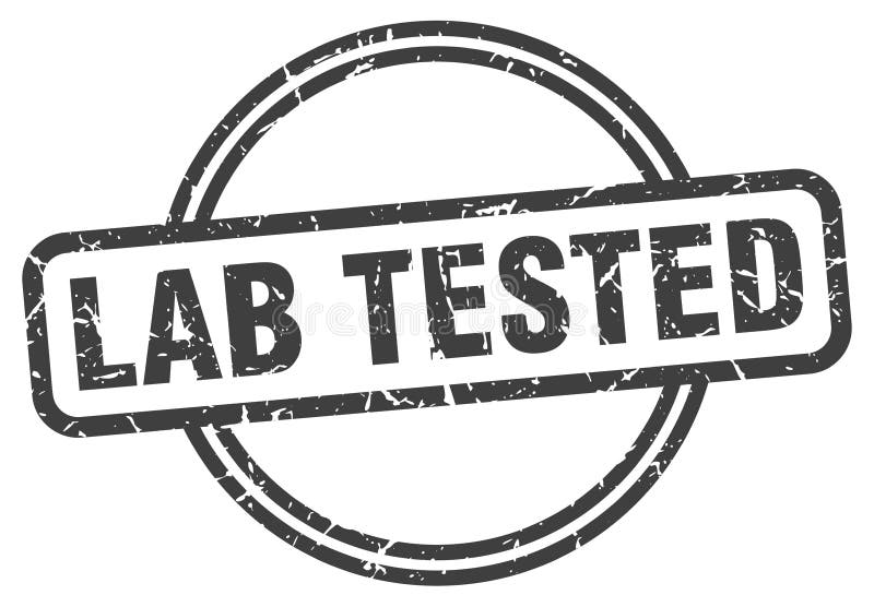 Lab Tested Stamp. Lab Tested Round Vintage Grunge Label Stock Vector ...