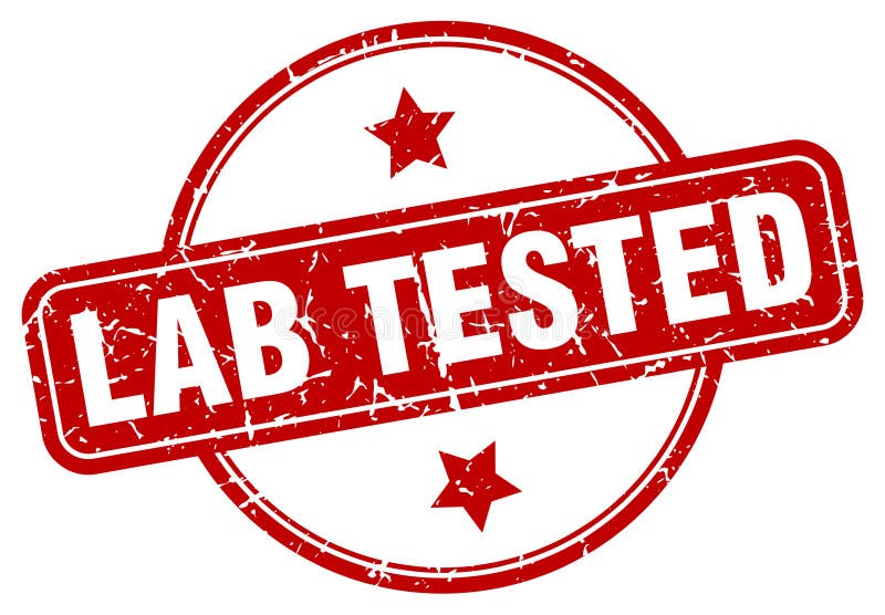 Lab Tested Stamp. Lab Tested Round Vintage Grunge Label Stock Vector ...