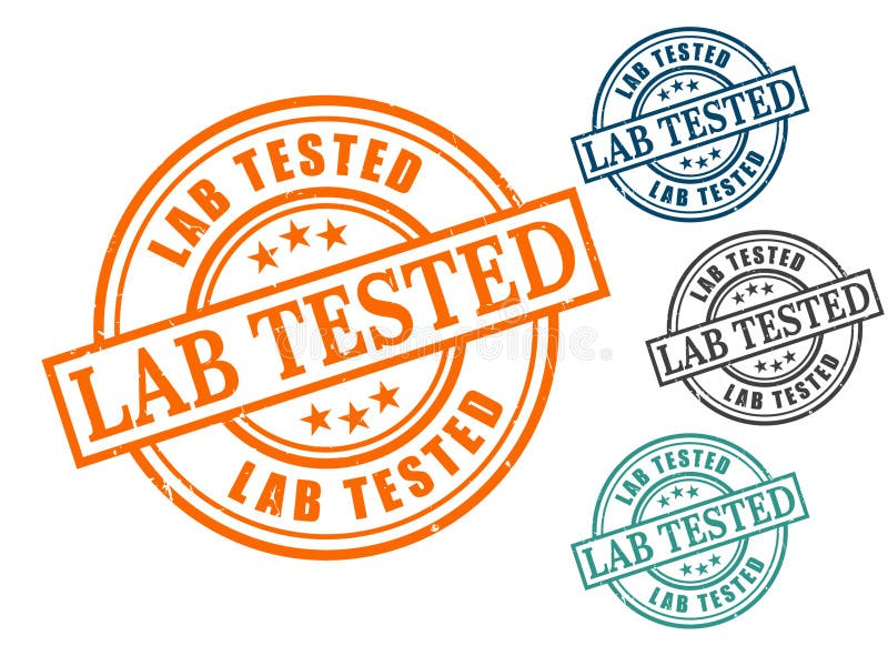 Lab Tested Stamp Vector Set, Quality Verified Product Label Stock ...