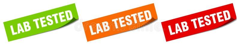 Lab Tested Sticker. Lab Tested Square Isolated Sign Stock Vector ...