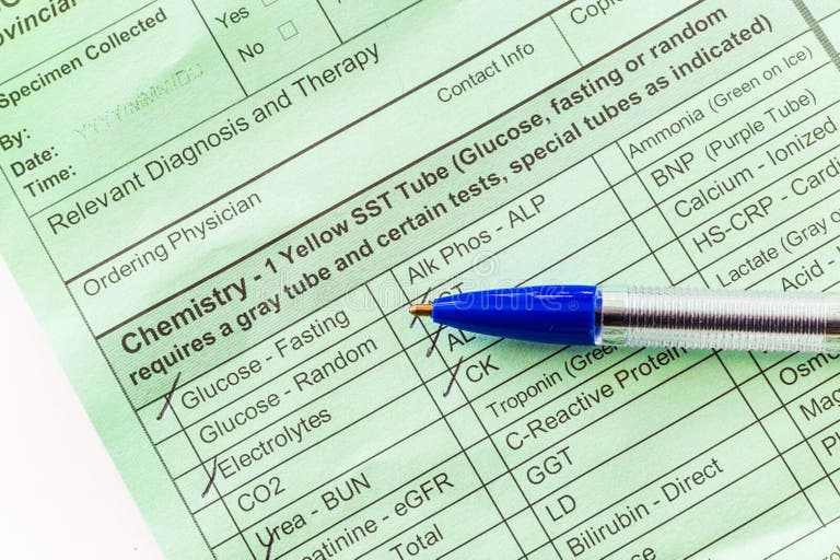 Lab Tests stock photo. Image of science, document, medicine - 50792982