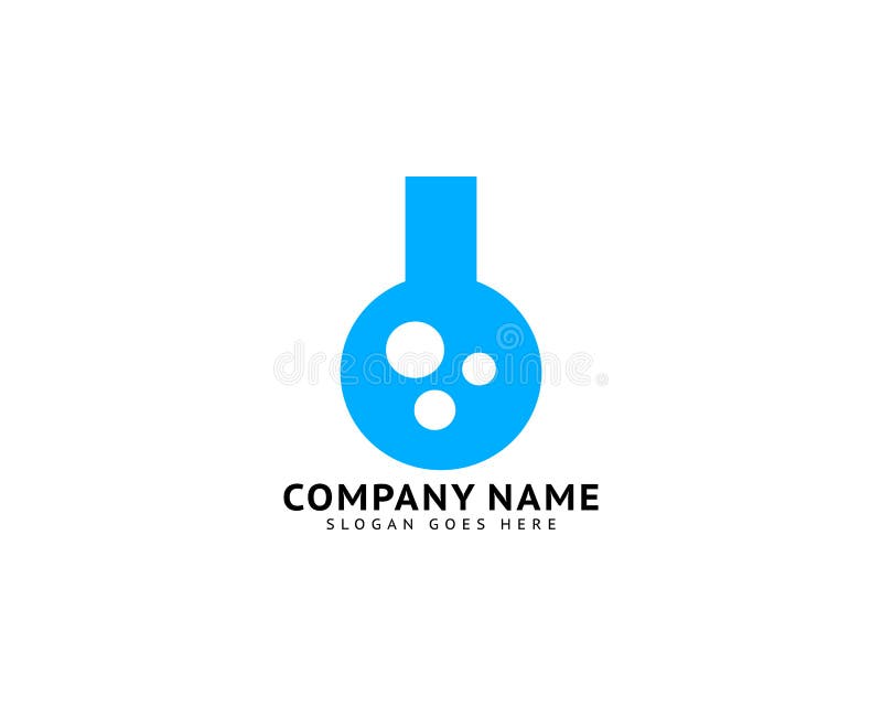 Lab Tube Vector Icon Logo Design Stock Vector - Illustration of ...