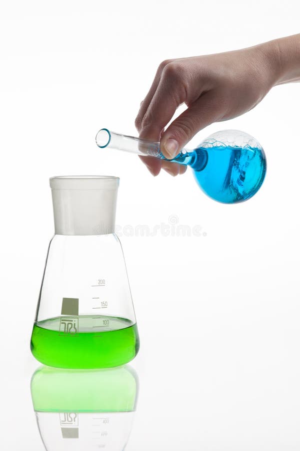 Lab Worker Mixing Chemicals Stock Image - Image of group, education ...