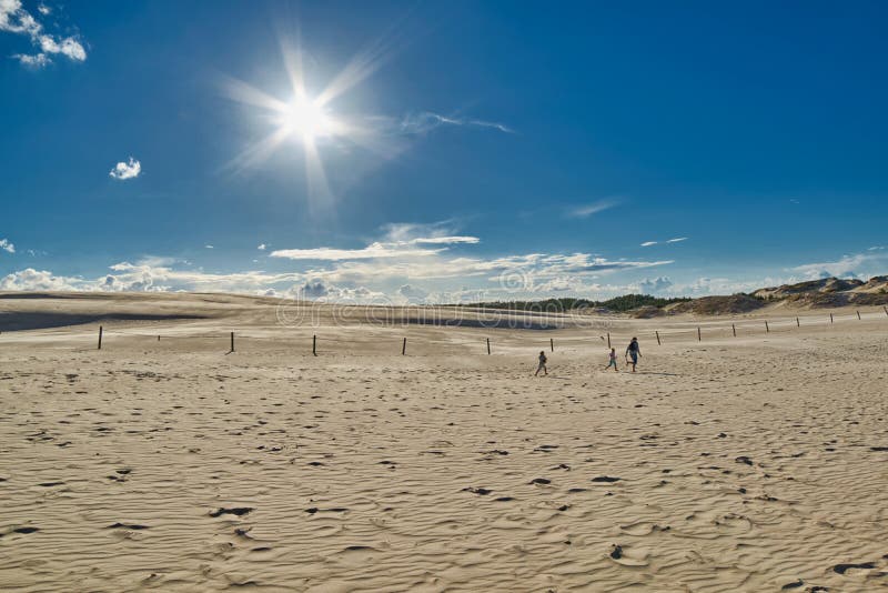 Leba Dunes in Poland stock image. Image of ocean, nature - 78588765