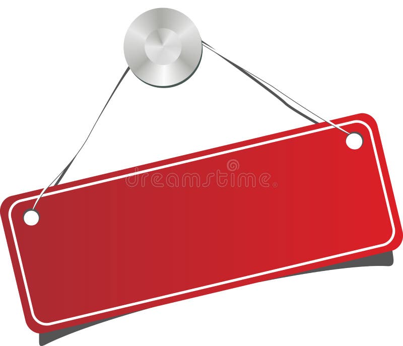 The label stock vector. Illustration of isolated, thumbtack - 8653541